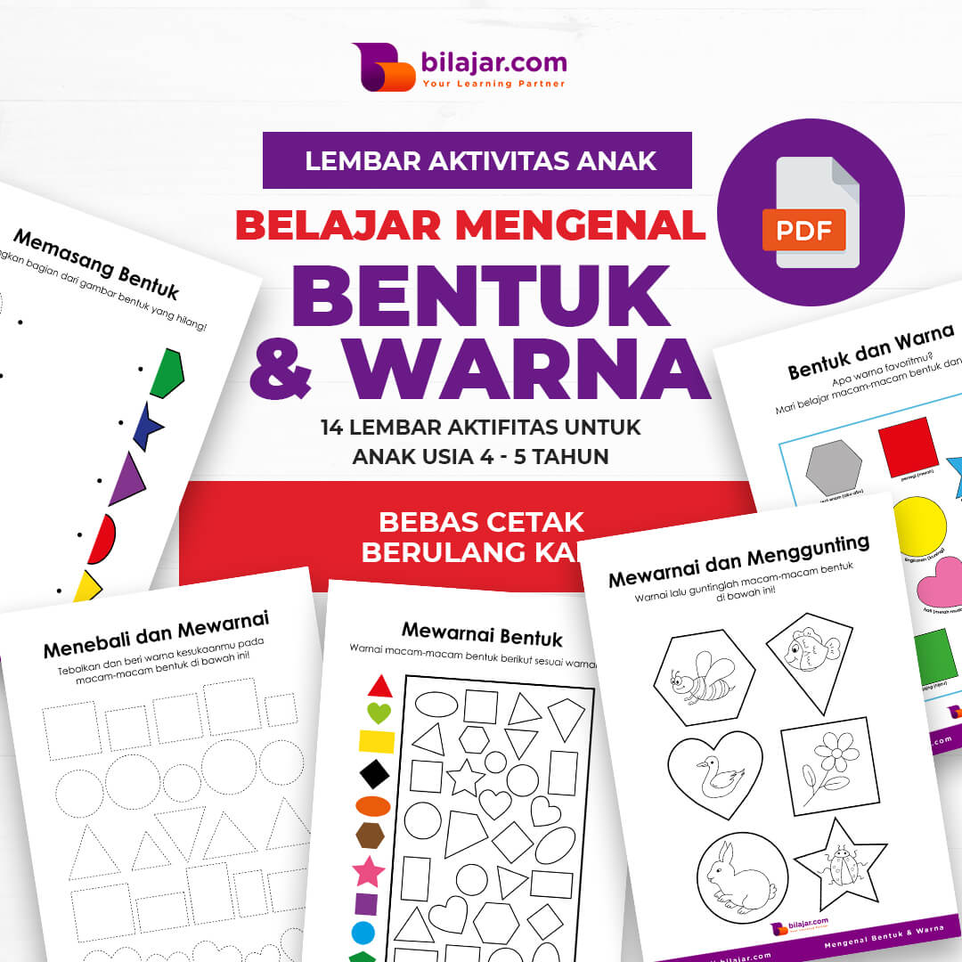 PDF File Belajar Mengenal Bentuk & Warna 14 Halaman - Kursus Bahasa ...